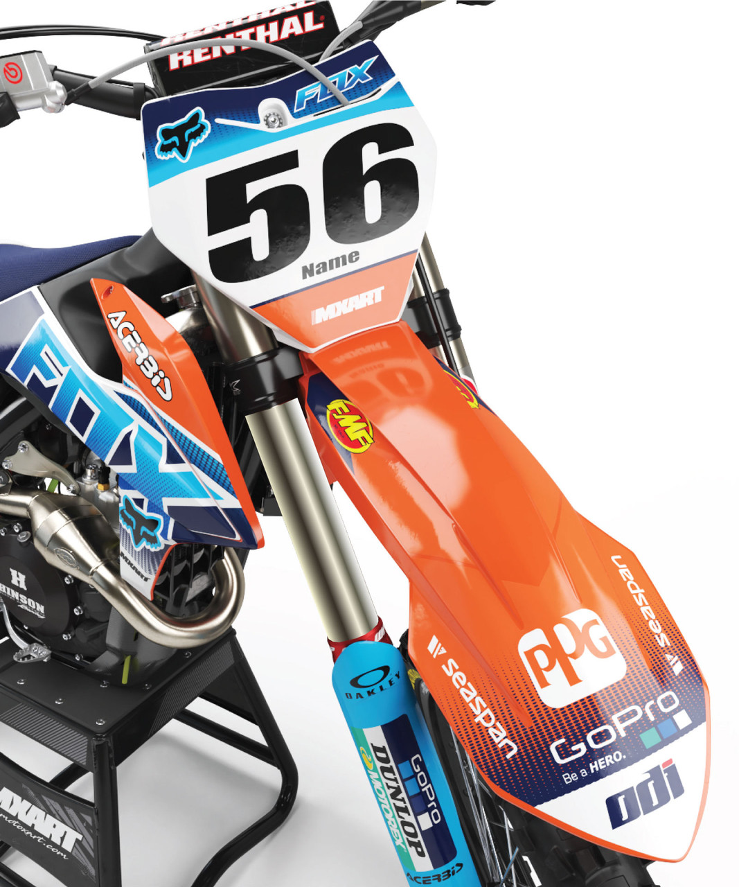 Premium quality KTM full bike decals "FOXY" style quality KTM dirt bike ...