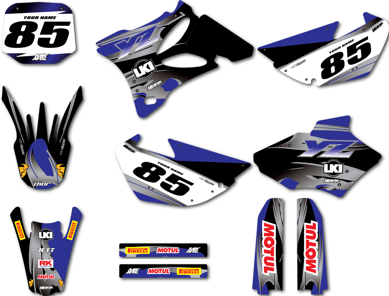 Pro Quality YZ 85 Graphics :: Motoxart :: Fast Turnaround