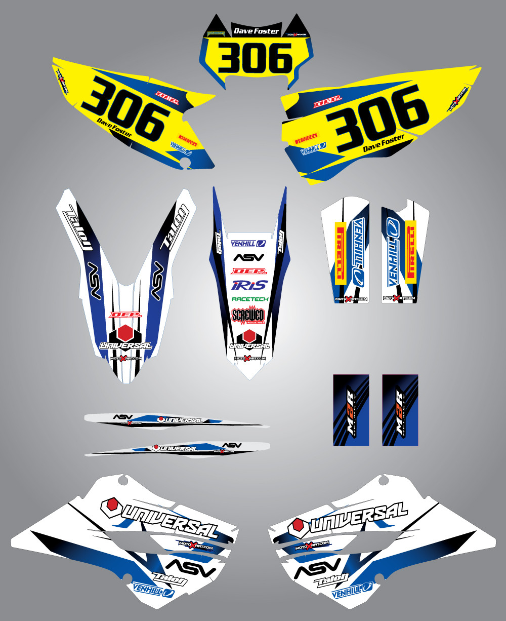 Premium Grade Husaberg Sticker Kits Storm Style :: Motoxart