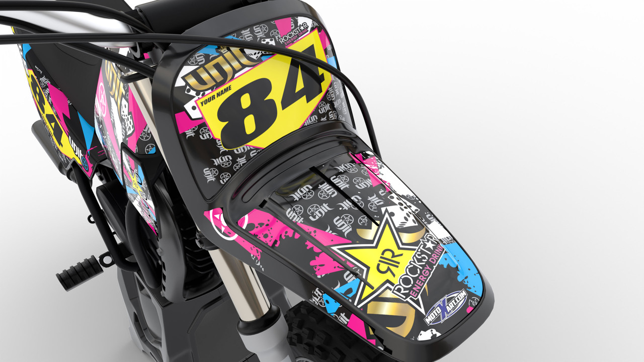 Premium quality Pee Wee 50 Dirt Bike Decals :: Motoxart Design