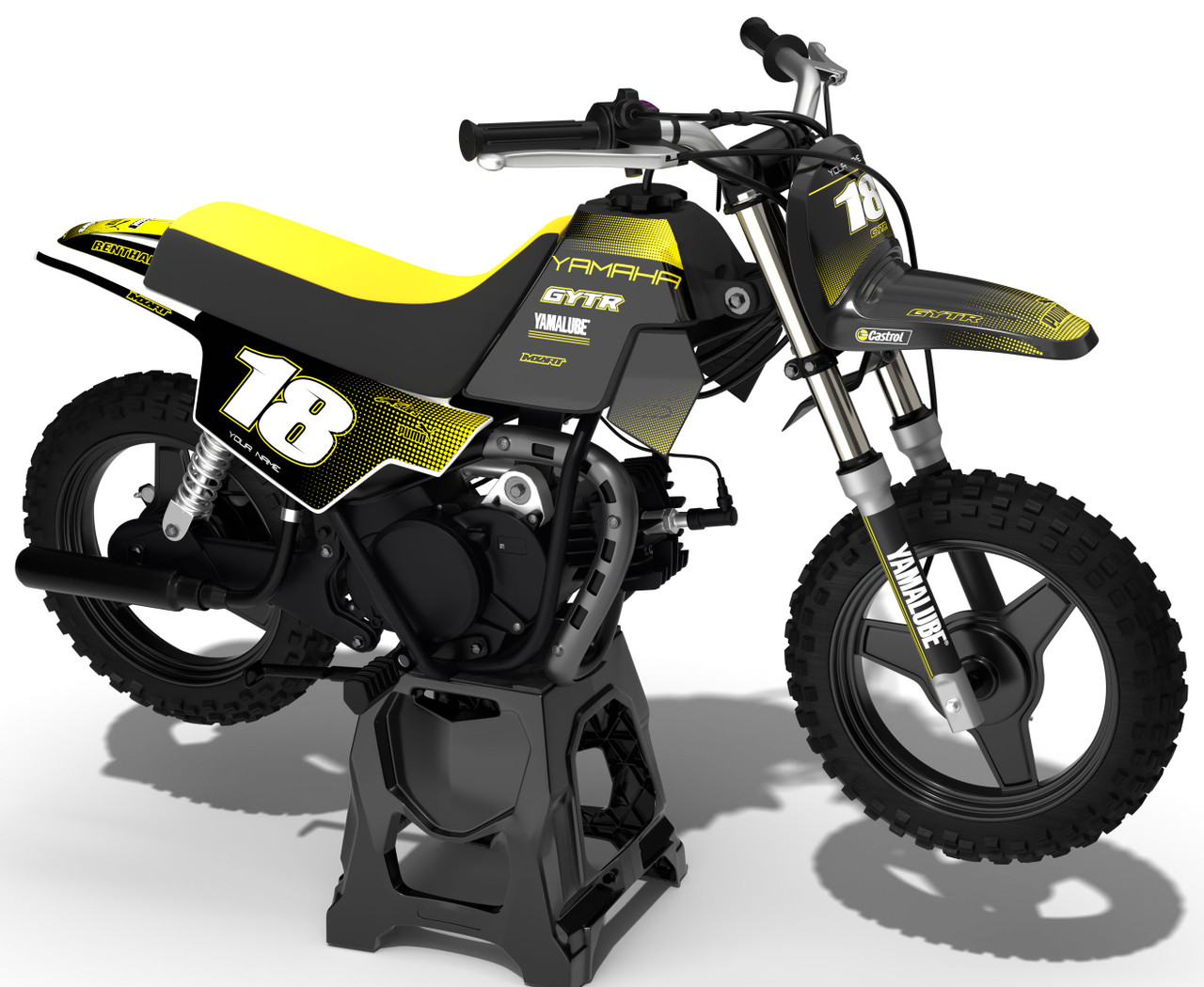 Premium Quality PW 50 sticker kits :: Motoxart :: Free Shipping