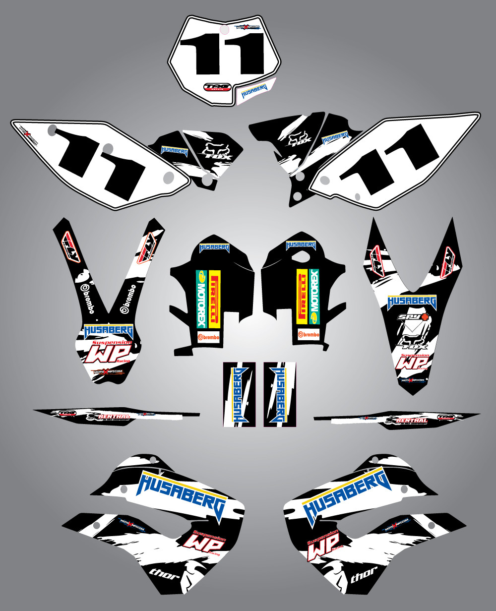 Premium Husaberg Custom Graphics Safari Style :: Motoxart