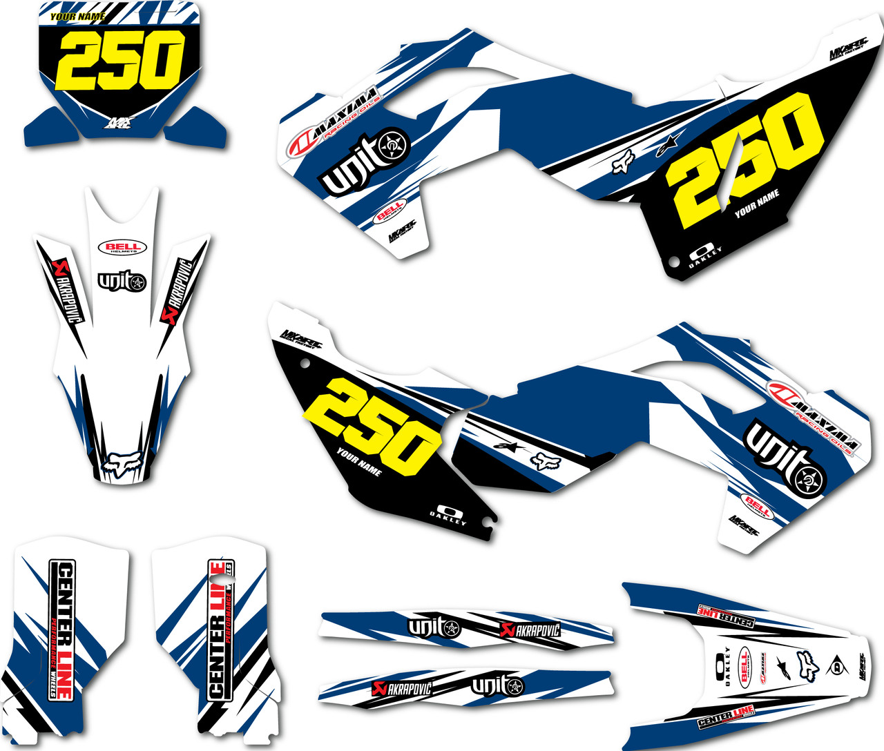 Premium Husqvarna FC 450 graphics Australia Digger style :: MXart