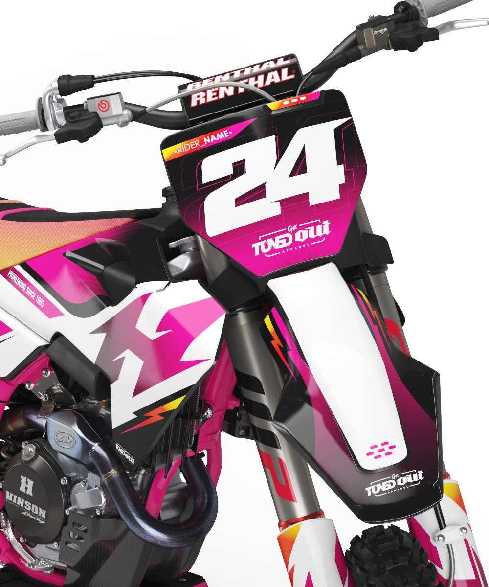 Pro quality Husqvarna full bike decals Australia "Assault" style ...