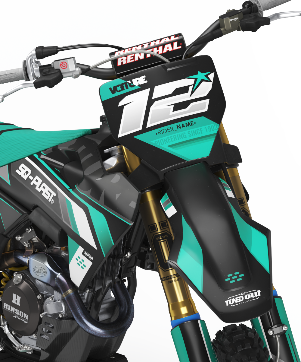 Pro quality Husqvarna full bike decals Australia "Milan" style quality ...