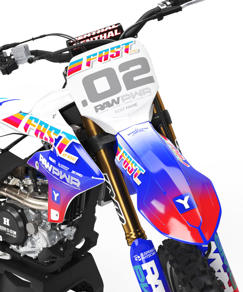 Yamaha YZ 125 two stroke premium sticker kits ... Motoxart ...