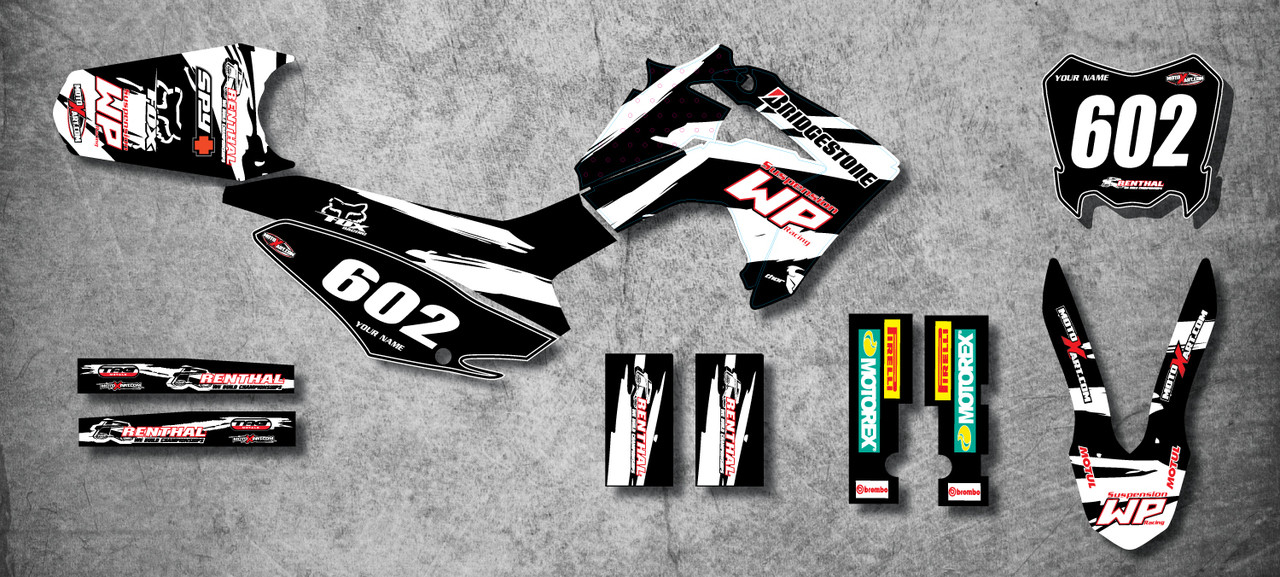 Honda MX stickers / graphics :: Motoxart Premium decals