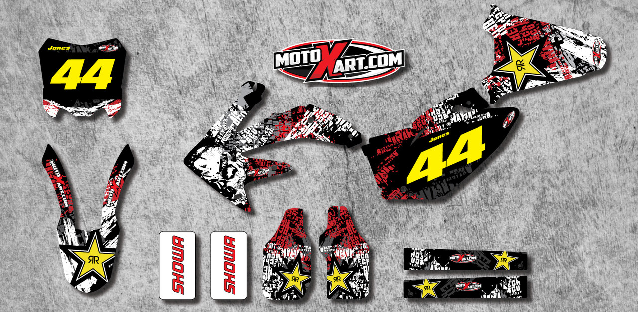 Honda MX stickers / graphics :: Motoxart Premium decals