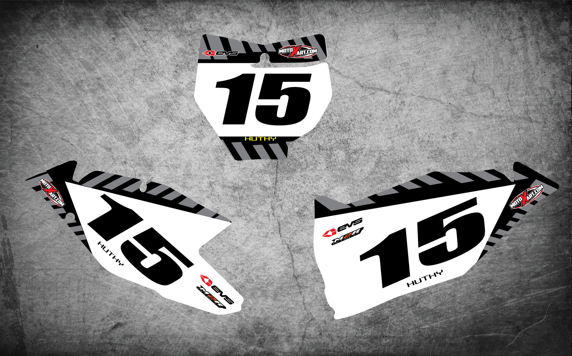 Premium KTM number plate graphics Australia "FACTORY" style pro grade ...