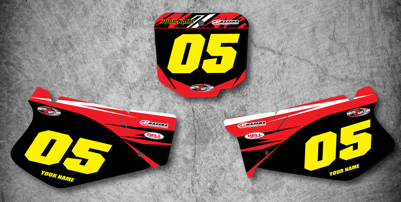 Honda 125cc + Digger style number plates - MotoXart