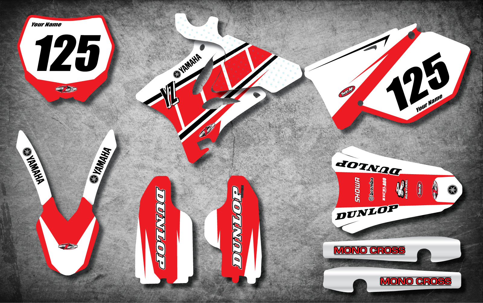 Fuel tank graphics - MotoXart