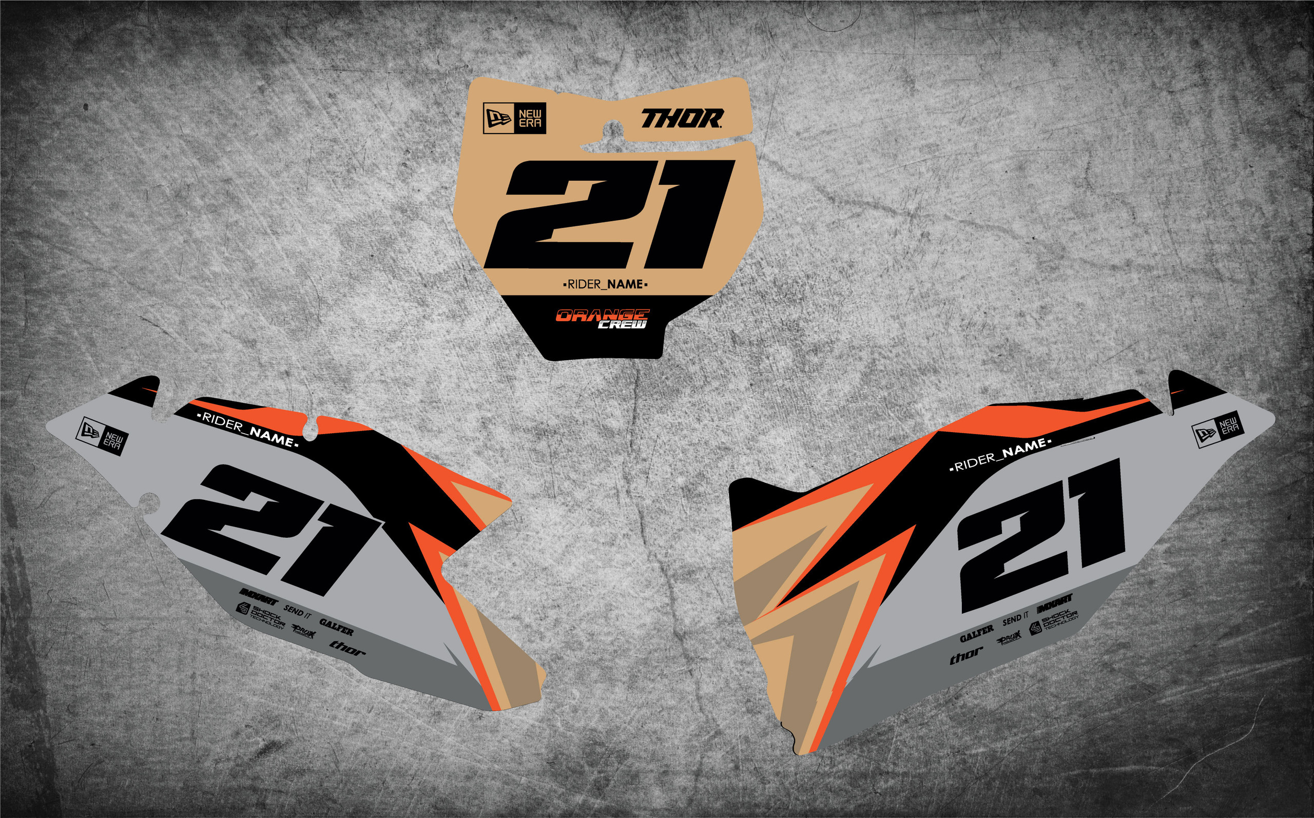 Premium KTM number plate graphics free shipping for all KTM graphics ...