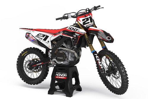 CRF 70/80/100 Full Graphics Kit Factory Style - MotoXart