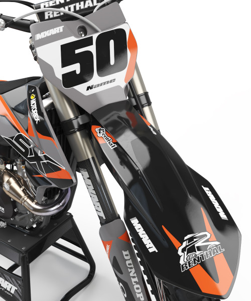Premium quality KTM full bike decals "TITAN" style quality KTM dirt ...