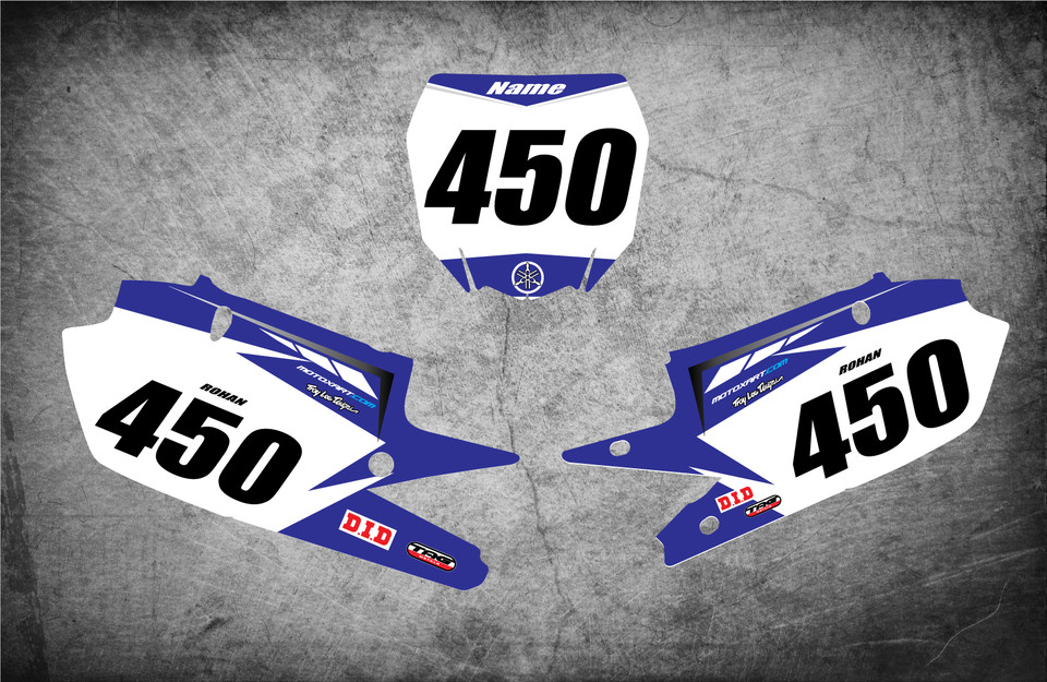 Premium YAMAHA number plate graphics Australia "PREMIER" style pro ...