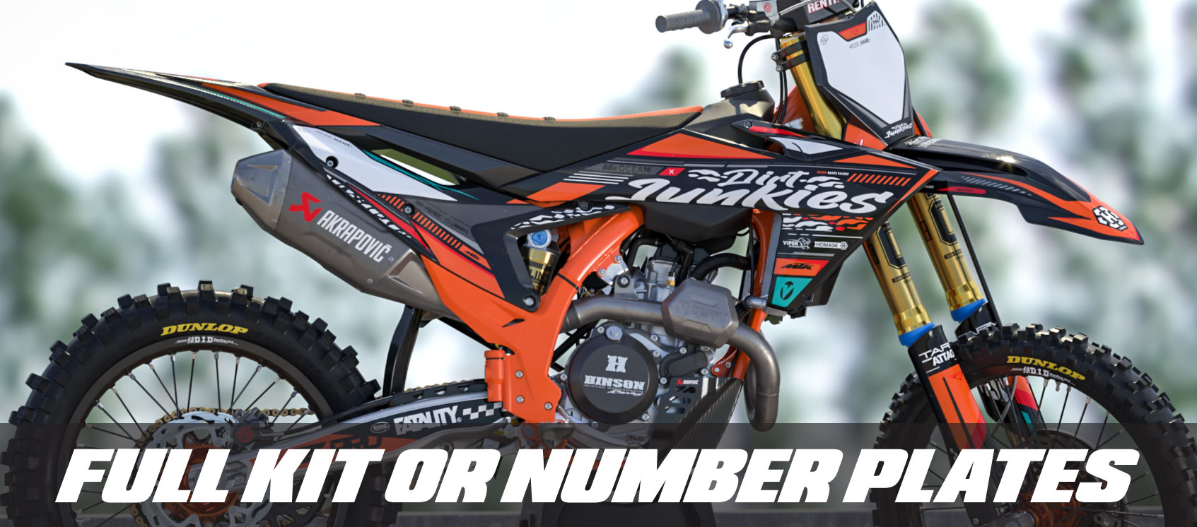 Dirt Bike Sticker Kits - Dirt Bike Graphics Kits Like No Other