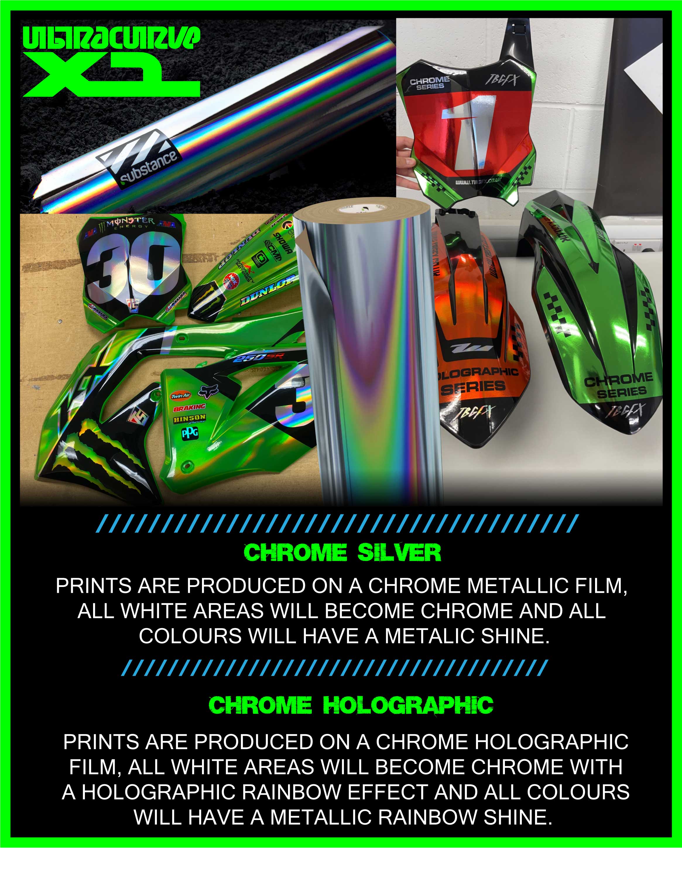 Chrome print base - MotoXart