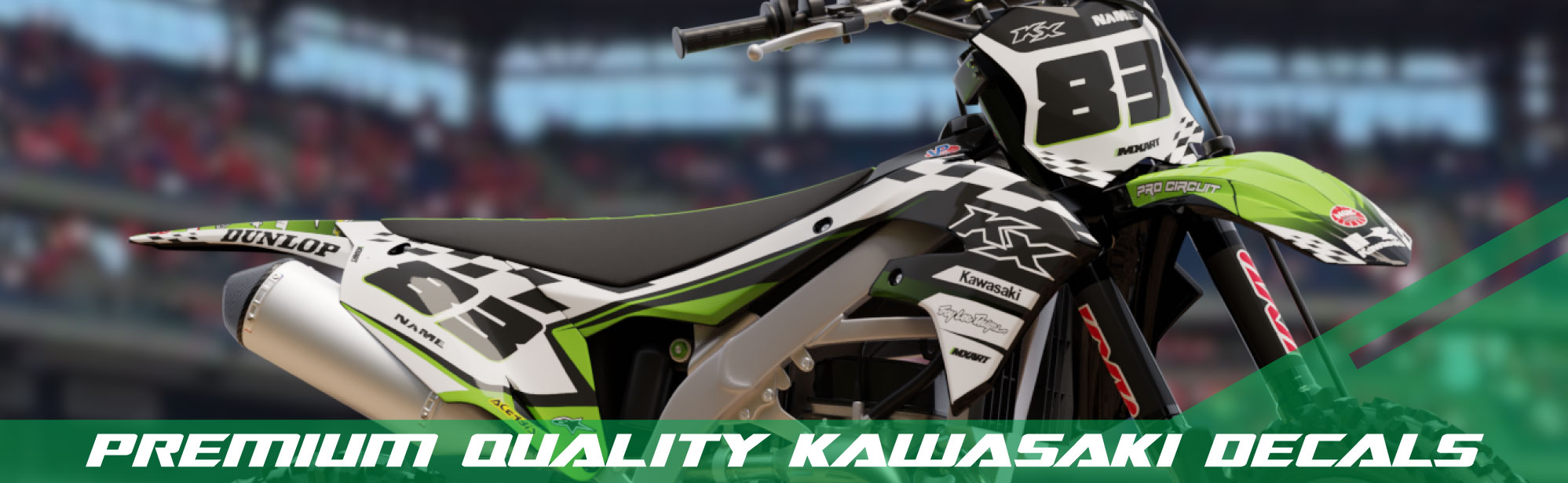Full Sticker Kits For Kawasaki MX Bikes