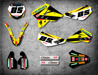 RM 85 BRASH style full Sticker Kit - MotoXart