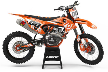 Premium quality KTM full bike decals "MATCH" style quality KTM dirt ...