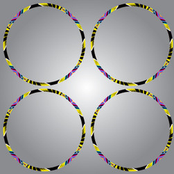 Rim Stickers Neon style - MotoXart