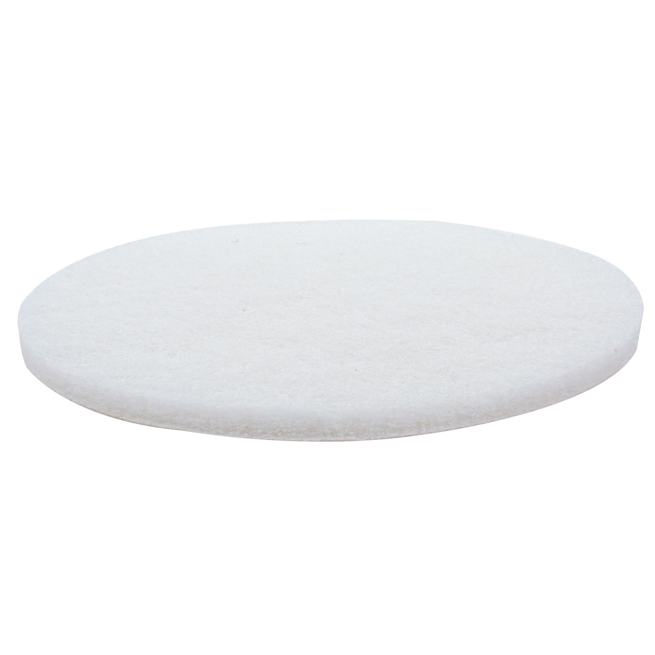 White Non-woven Pad for Sanders & Polishers with Hook & Loop Back