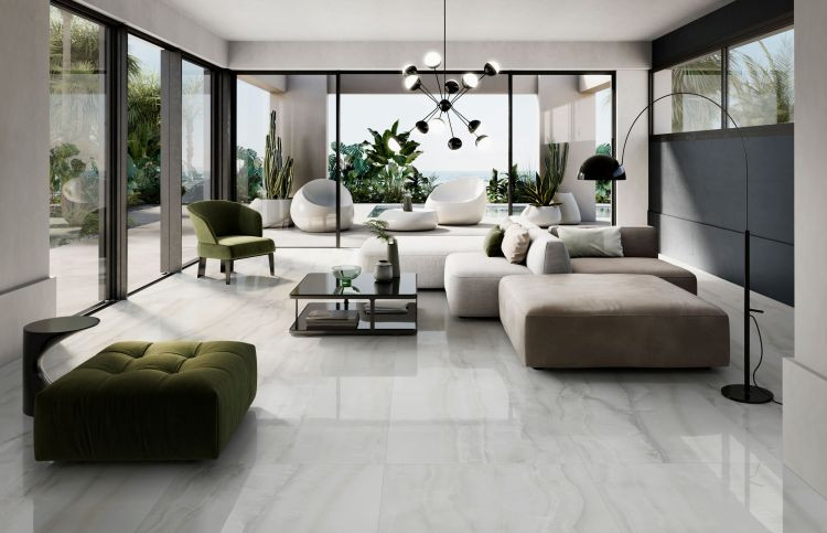 ELYSIUM TILES INC AKOYA WHITE POLISHED 24" X 48" - Contract Furnishings ...