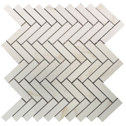 Tileshop Inc Motif Natural Herringbone Mosaic | Tile