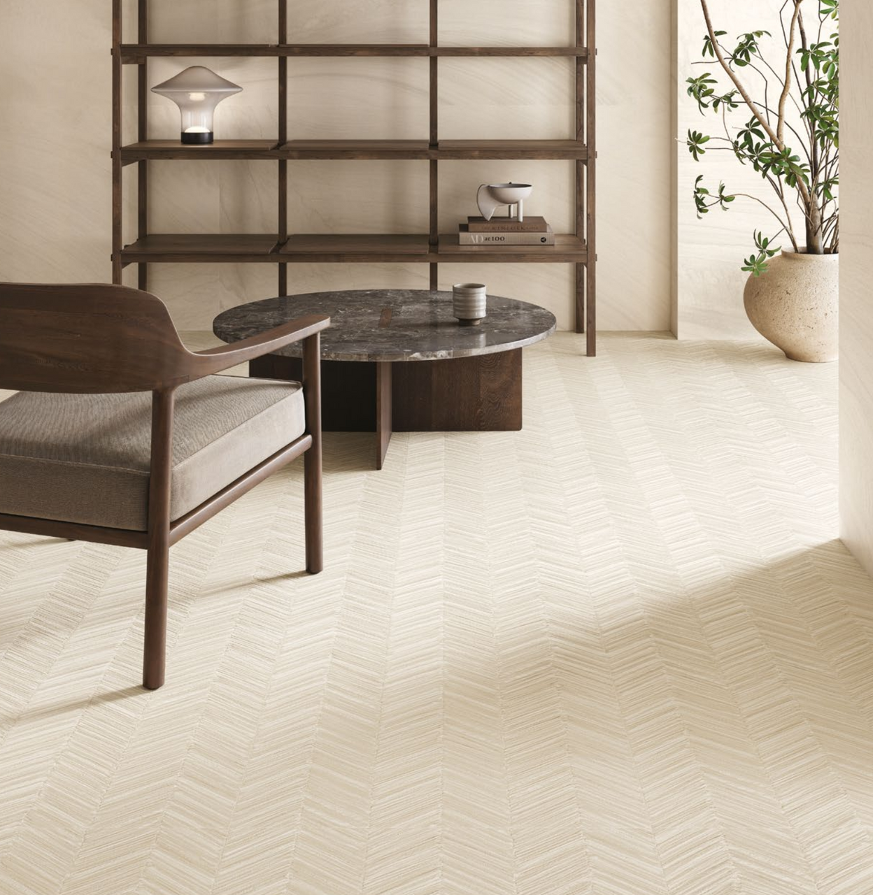 United Tile Company Provenza Varana Stone Beige 24x48 Tweed 3d Deco ...