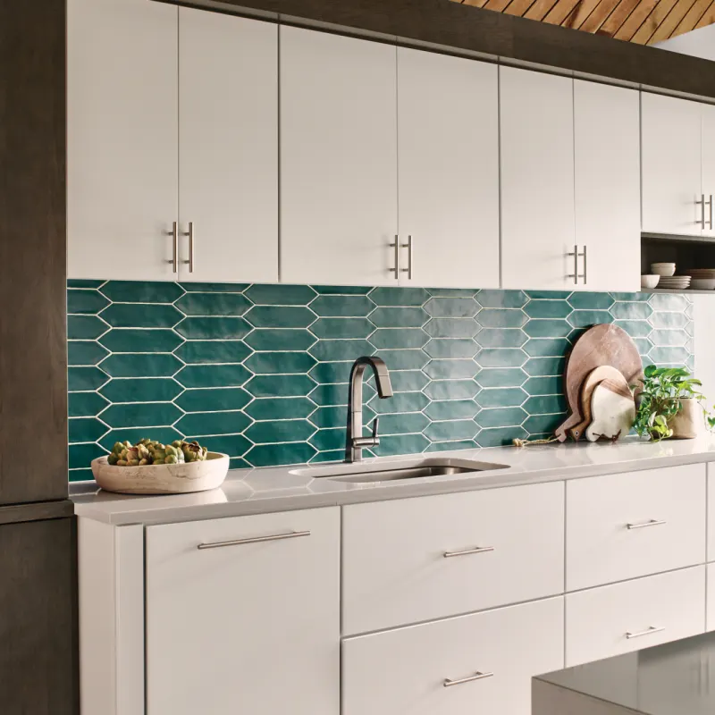 Bedrosians Reine Matte Picket Pattern Wall Field Tile 3" X 12" | Tile
