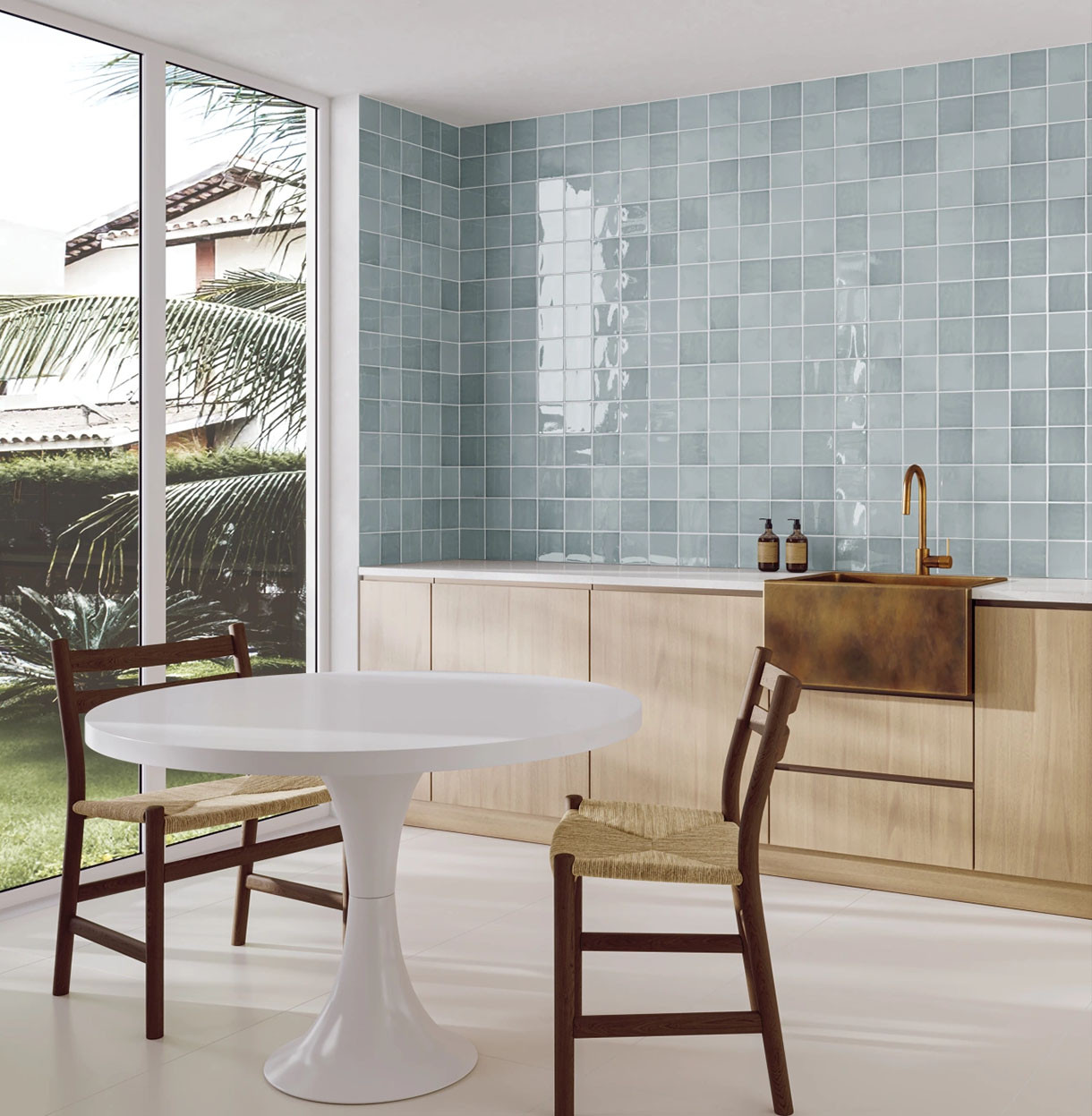 Bedrosians Marin Gloss Wall Tile 4" X 4" | Tile
