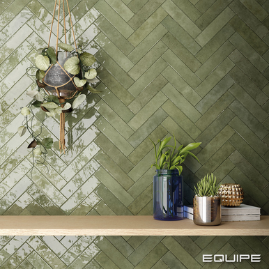 United Tile Company Equipe Tribeca Sage Green 2-1/2x10 Field Gloss | Tile