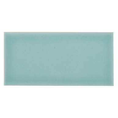 United Tile Company Crossville Cursive Soft Teal 3x6 Field Gloss | Tile