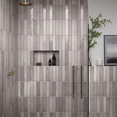 United Tile Company Portobello Organic Clay Ashen 2x10 Field Bold ...