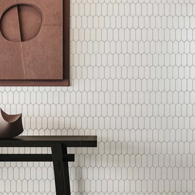 Arizona Tile S-series Glossy Mesh Picket Mosaic | Tile