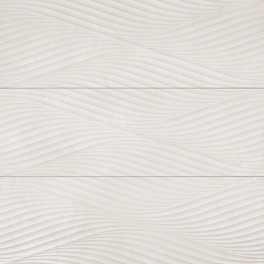 Bedrosians Donna Matte Wave Deco Field Tile 13" X 40" | Tile