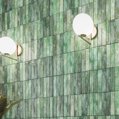 Z Collection Luca Glossy Wall Tile 2" X 10" | Tile