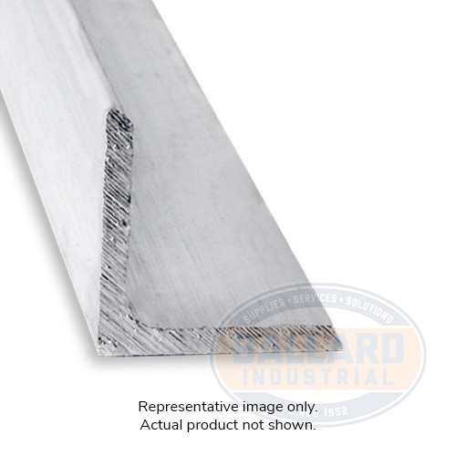 BAR ANGLE ALUM STRUCT 1/4" X 3" X 3" 6061-T6 (BAN-A6T6S-008-030-030 ...