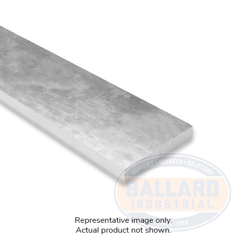 BAR FLAT SS T-304L 1/8" X 1-1/2" (BFL-SS34-004-01G) - Ballard Industrial