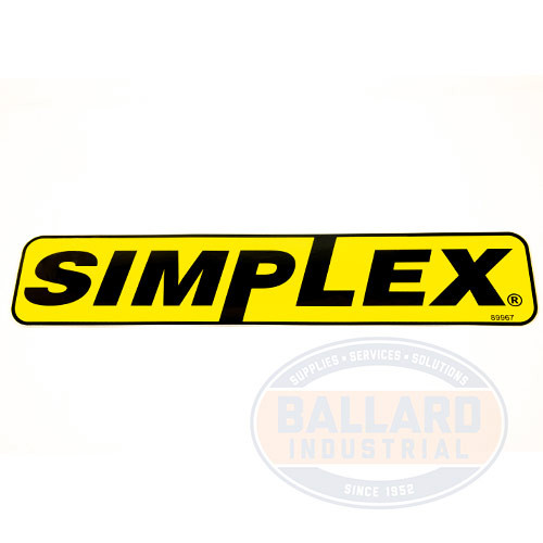 SIMPLEX LOGO LARGE (SMP-89967) - Ballard Industrial