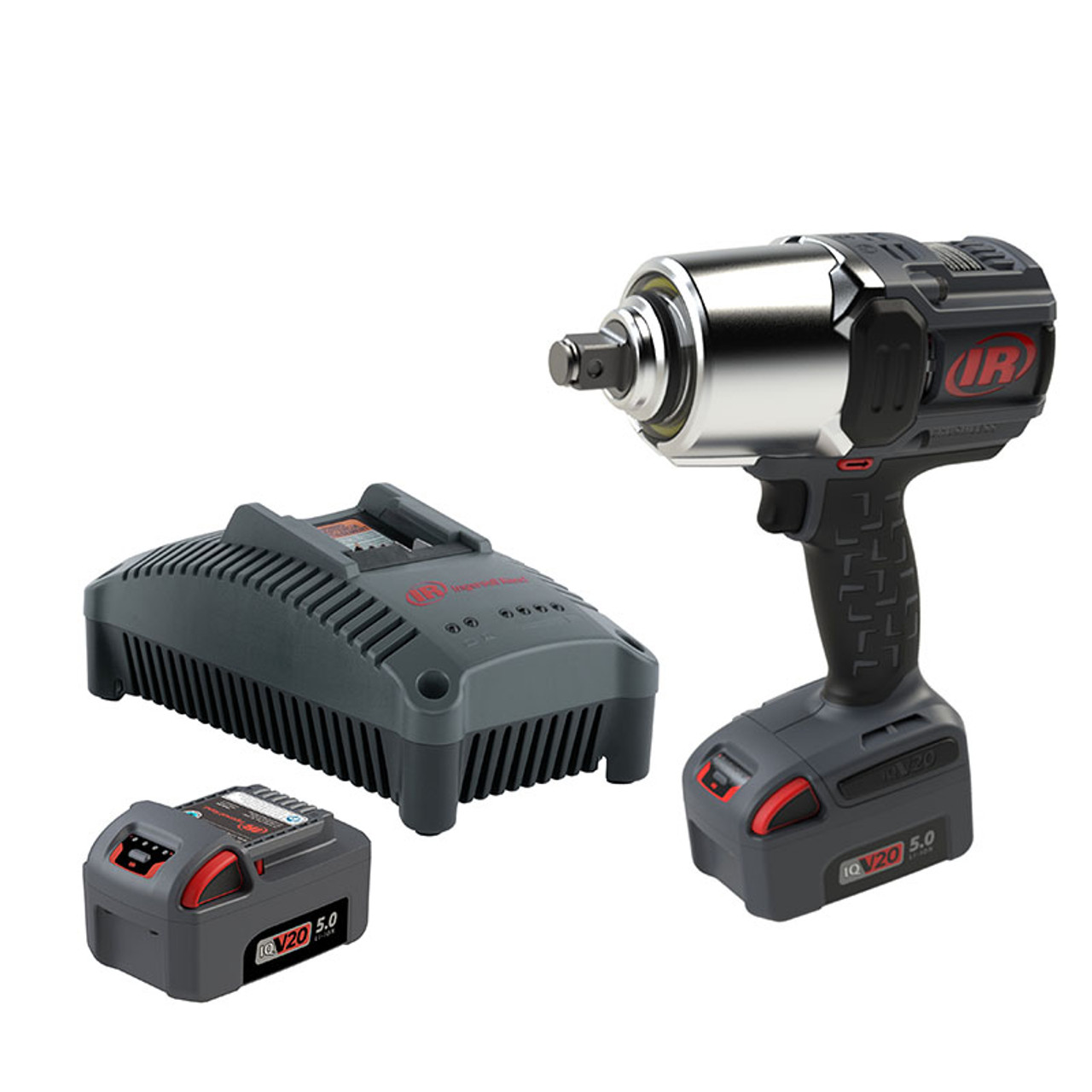 3/4" 20V CORDLESS IMPACT WRENCH 2 BATTERY KIT, 2000 FT-LB TORQUE, FRICTION RING THRU-HOLE ...