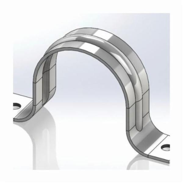 STRAP PIPE GALV 2-HOLE 1" IPS (EMI-231G0100) - Ballard Industrial