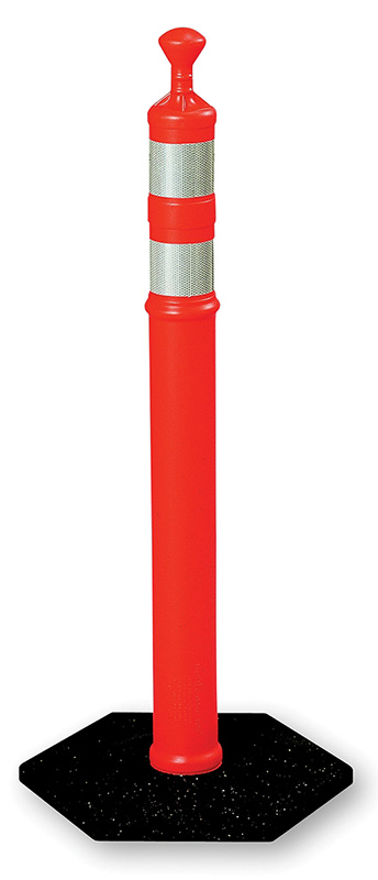 DELINEATOR POST W/ POLY BASE 42" (CANDLESTICK) (ACF-FBS301-@) - Ballard ...