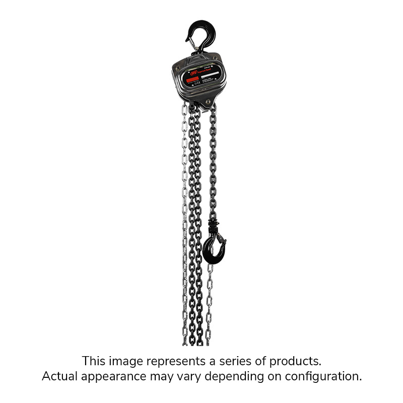 HOIST HAND CHAIN 2 TON 30 FT LIFT 28 FT CHAIN DROP OVERLOAD PROTECTION ...