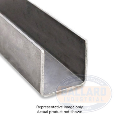 BAR CHANNEL STRUCT STEEL 3" X 1-3/8" X .170 (4.1 LB) GALV (BCHS-MSG-030 ...