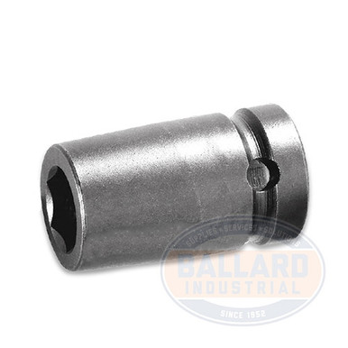 SQ DR SOCKET 3/8" STRAIGHT (QTO-250MS 3/8) - Ballard Industrial