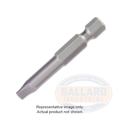 POWER BIT SLOTTED .360 X 6" RD SHANK (QTO-28-10S) - Ballard Industrial