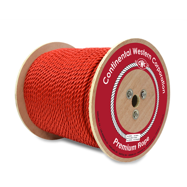 ROPE RED POLY 3/8" X 600 FT ROLL (CWC-301305) - Ballard Industrial