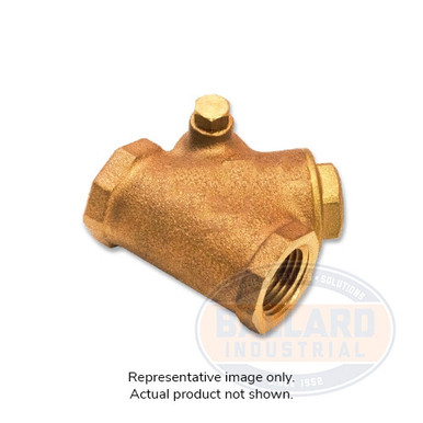 VALVE CHECK BRONZE THREADED CL 300 SWING Y PATTERN 1/2" (CRA-76E-004 ...