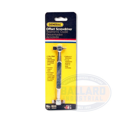 SCREWDRIVER FOUR WAY OFFSET (GEN-808-&&) - Ballard Industrial